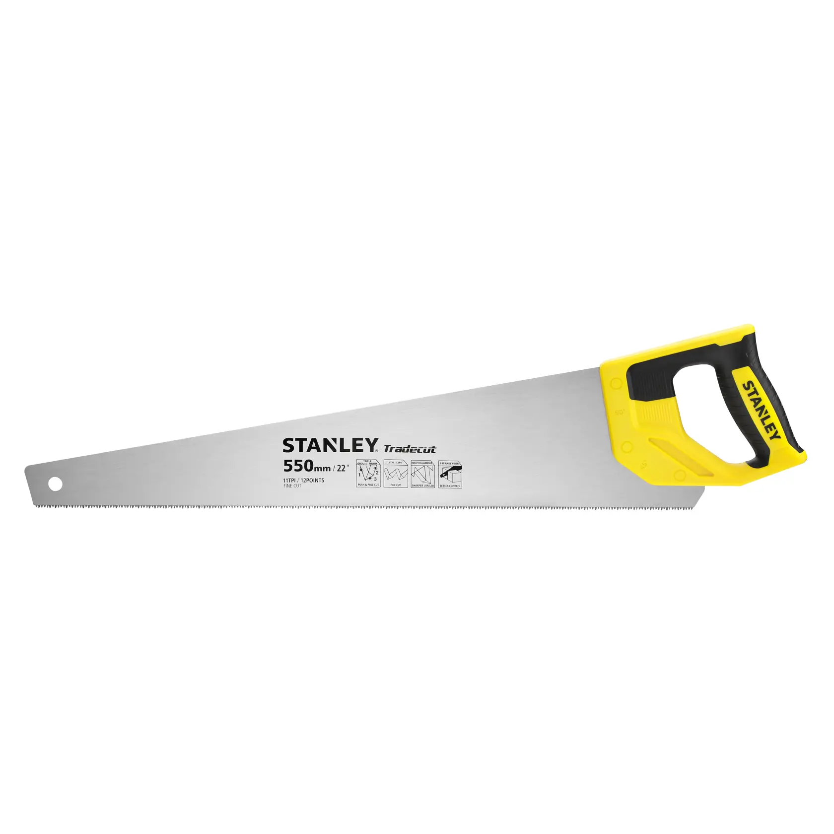 Scie égoïne Tradecut™ 550 mm, coupe fine, 11 dents/pouce