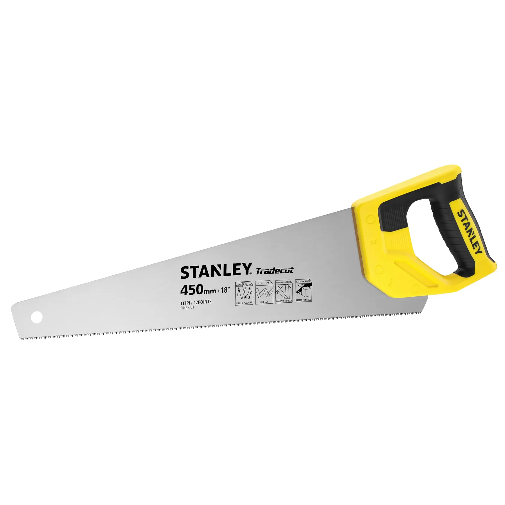 Scie égoïne Tradecut™ 450 mm, coupe fine, 11 dents/pouce
